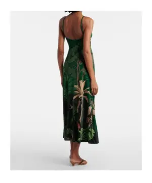 Johanna Ortiz Printed Jersey Midi Dress