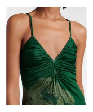 Johanna Ortiz Printed Jersey Midi Dress