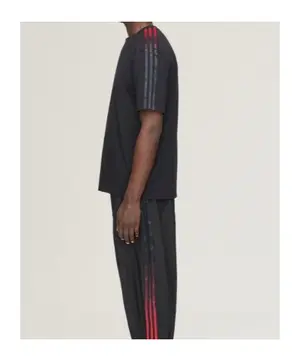 Y3 Gradient Stripes Short Sleeve Tee