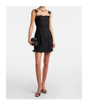Blumarine Embroidered Lace Minidress