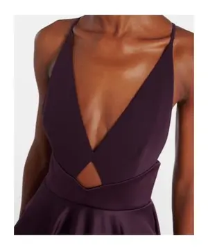 Solace Avallon Cutout Satin Gown