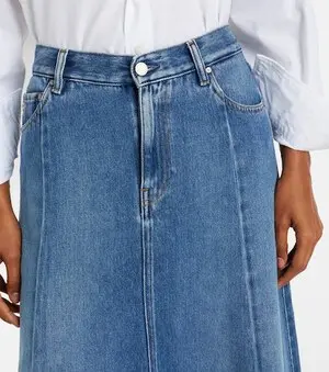 Ag Tula Denim Maxi Skirt