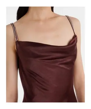 SELF-PORTRAIT Embellished Satin Gown
