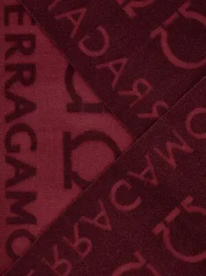 FERRAGAMO Gancini Jacquard Scarf