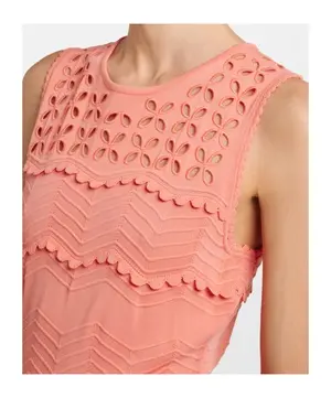 Ulla Johnson Lakshmi Broderie Anglaise Maxi Dress - Pink