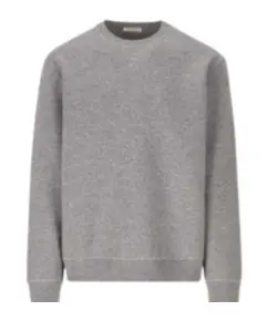 Valentino Garavani Crewneck Straight Hem Jumper - Gray