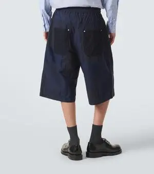Comme Des Garçons Cotton-blend Bermuda Shorts