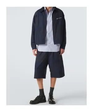 Comme Des Garçons Cotton Blend Long-sleeved Jacket