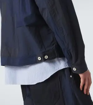 Comme Des Garçons Cotton Blend Long-sleeved Jacket