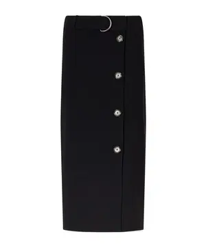 Proenza Schouler Carine Belted Midi Skirt