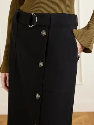 Proenza Schouler Carine Belted Midi Skirt