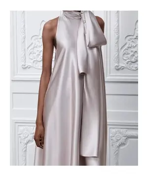 Dior A-line Dress With Bow Collar