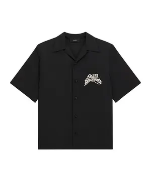 Amiri Hollywood Camp Shirt - Black