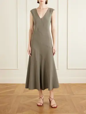 Proenza Schouler Romana Pleated Dress
