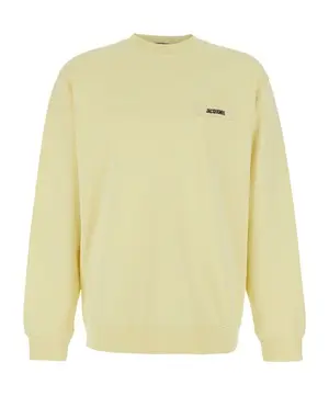 Jacquemus Crew Neck Sweatshirt - Yellow