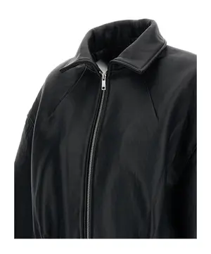 ROTATE BY BIRGER CHRISTENSEN Long-sleeved Leather Jacket