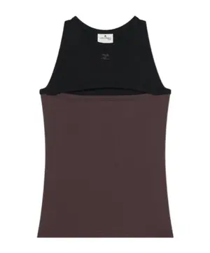 COURREGES Color-blocked Vest - Black