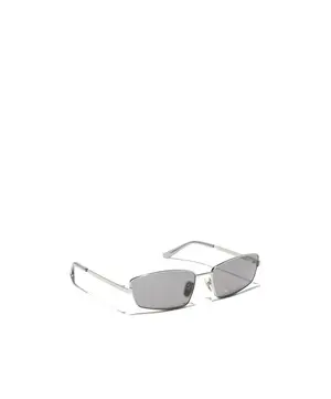 Gucci Rectangular Frame Sunglasses - Silver