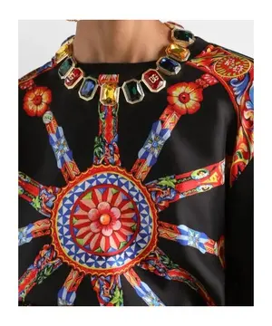 Dolce & Gabbana Carretto Print Jersey T-shirt