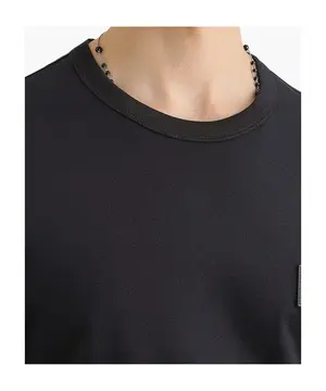 Dolce & Gabbana Logo Plaque Cotton T-shirt