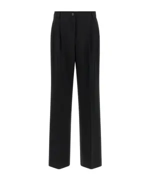 Dolce & Gabbana Casual Pants With Belt Loops - Black