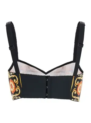 Dolce & Gabbana Carretto-print Poplin Top