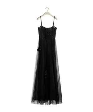 Dior Embroidered Long Dress