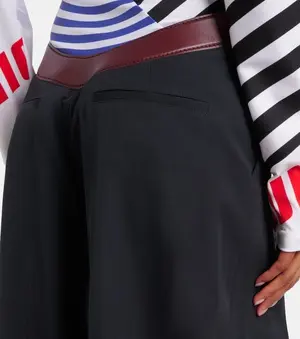 JEAN PAUL GAULTIER Casual Trousers With Belt Trim