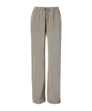 RÓHE Elastic Waist Casual Pants - Grey