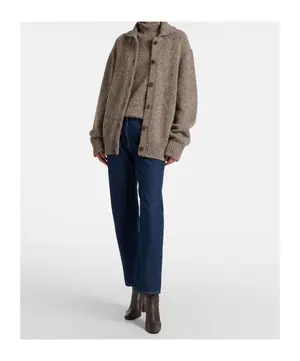 THE ROW Mona Leather Ankle Boots