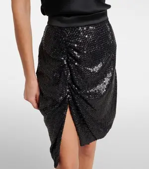VIVIENNE WESTWOOD Panther Sequined Midi Skirt