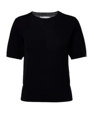 Extreme Cashmere Short-sleeved Knitwear - Black
