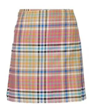 VIVIENNE WESTWOOD Tartan Virgin Wool Kilt - Multicolor