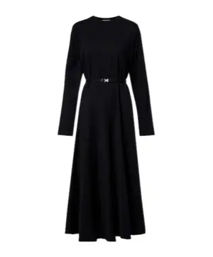 Tory Burch Cotton Midi Dress - Black