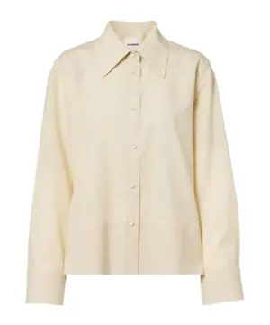 JIL SANDER Wool Shirt - Nude