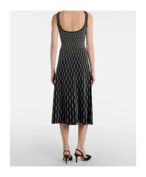 Staud Ellison Compact Knit Midi Dress