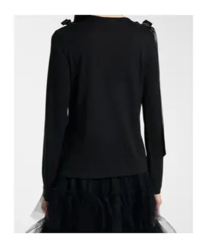 Simone Rocha Bow-detail Jersey Top