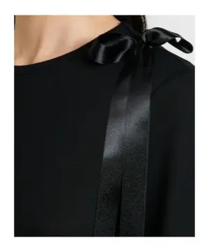 Simone Rocha Bow-detail Jersey Top