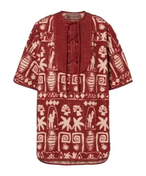 ALEMAIS X Lrnce Maya Cotton Minidress