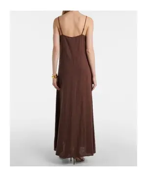 Staud Laura Cotton Gauze Maxi Dress