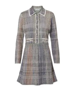Veronica Beard Long Sleeve Dress - Gray