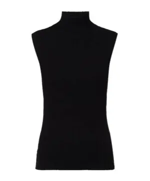 Proenza Schouler Federica Turtleneck Top - Black