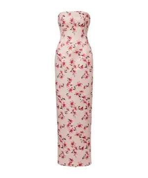 EMILIA WICKSTEAD Laelia Floral Gown - Nude