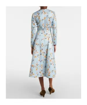 EMILIA WICKSTEAD Floral Print Midi Dress
