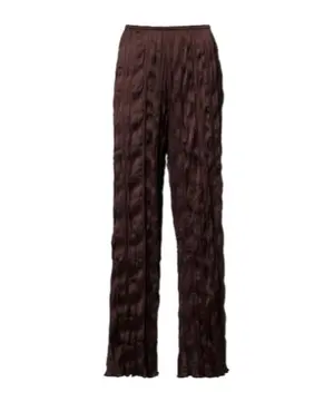 Staud Plissé Wide-leg Pants