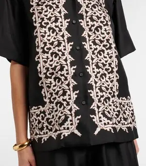 Rebecca Vallance Sundia Silk Shirt
