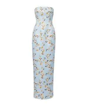 EMILIA WICKSTEAD Laelia Floral Gown - Blue