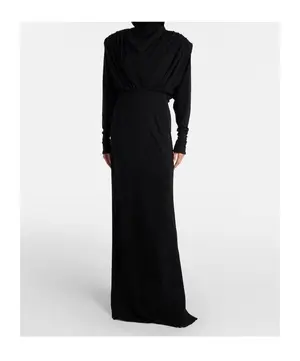 MUGLER Draped Knit Dress