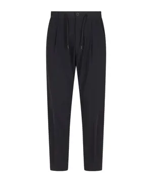 Herno Drawstring Casual Pants - Black