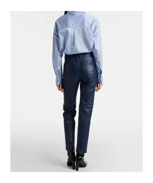 JOSEPH Coleman Leather Slim Pants